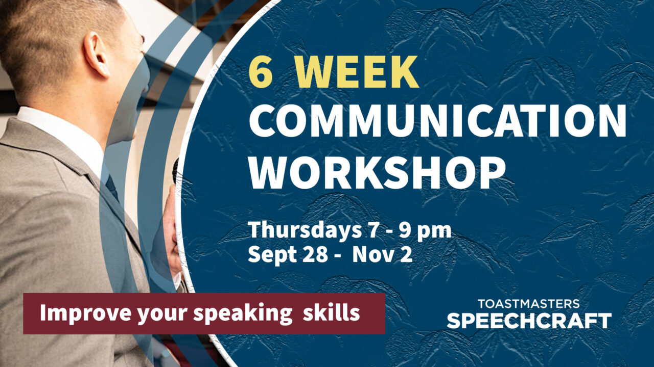 Speechcraft - Toastmasters District 123