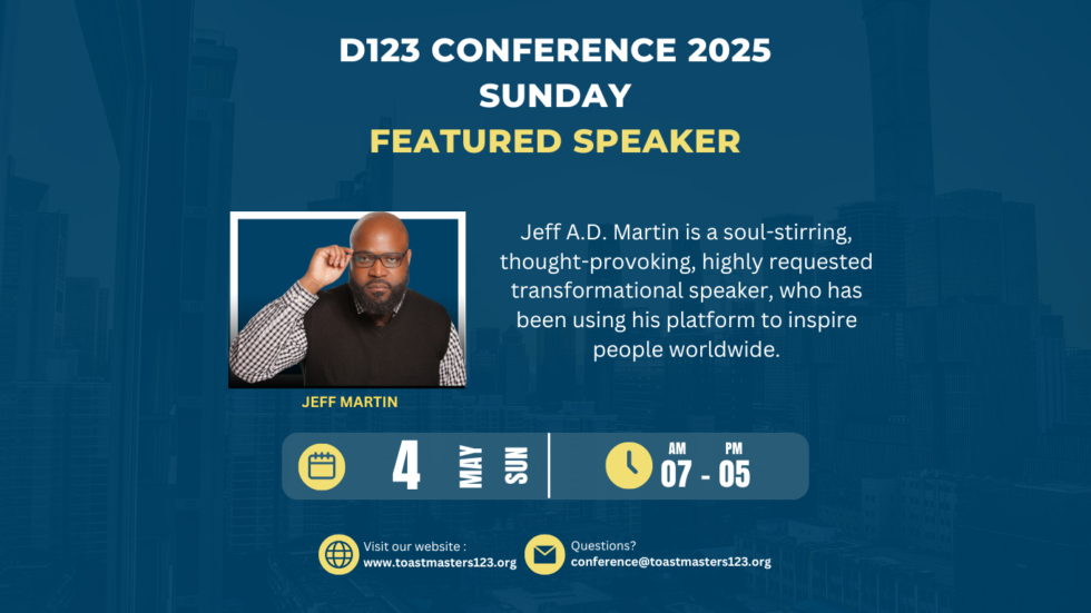 Annual Conference 2025 - Toastmasters District 123
