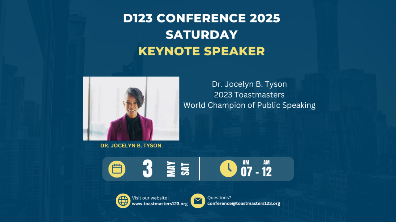 Annual Conference 2025 - Toastmasters District 123