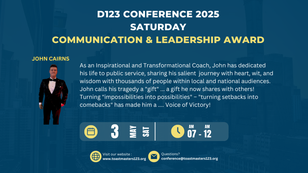 Annual Conference 2025 - Toastmasters District 123